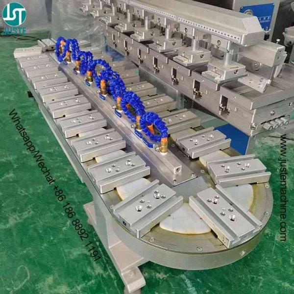8 Color Ink Tray Pad Printer Printing Machine Tampo Print With Conveyor ...