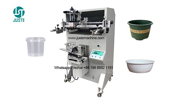 Disposable Bowl Screen Printing Machine Economical 1 Color Screen Printer