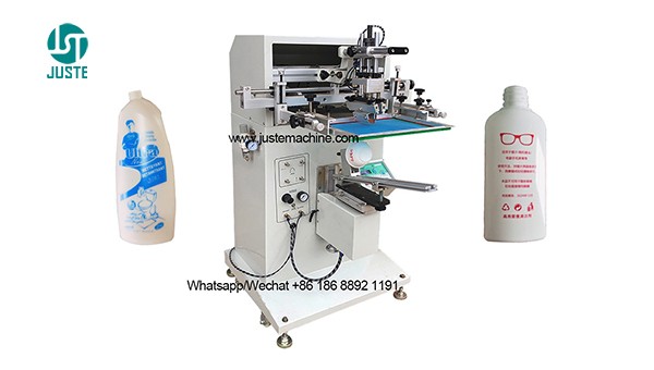 Ellipse Screen Printing Machine Easy-To-Use Epidemic 1 Color Plastic ...