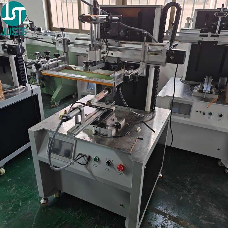 JST-R400-CSM High Quality Semi Automatic Screen Printing Machine Prints ...